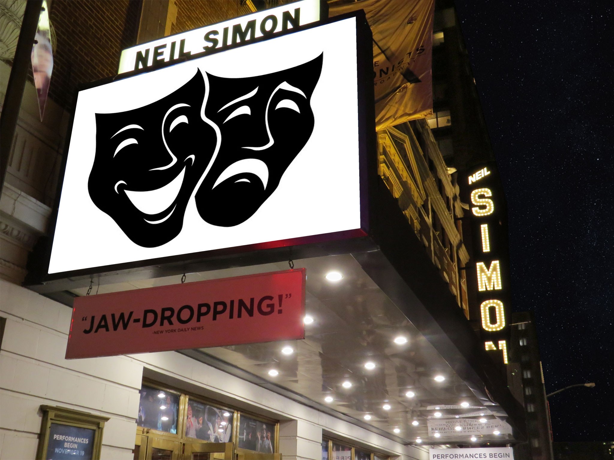 Neil Simon Theatre on Broadway in NYC