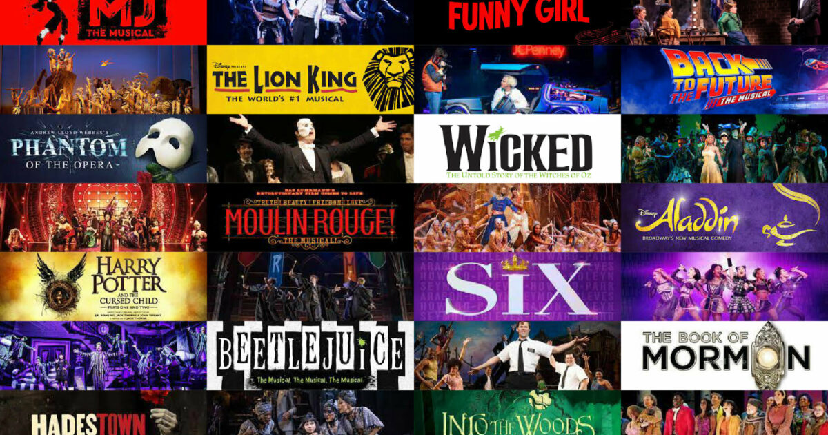 Top Ten Mega Musicals On Broadway Top Ten Mega Musicals On Broadway