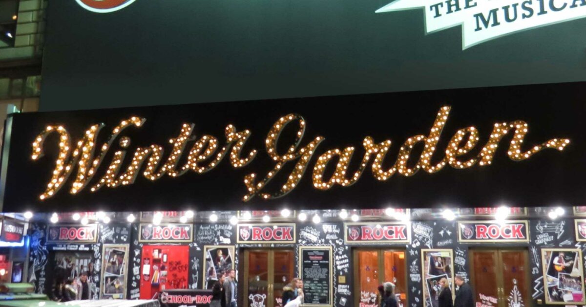 Winter Garden Theatre on Broadway in NYC