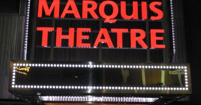 New York Marquis Theatre Seating Chart